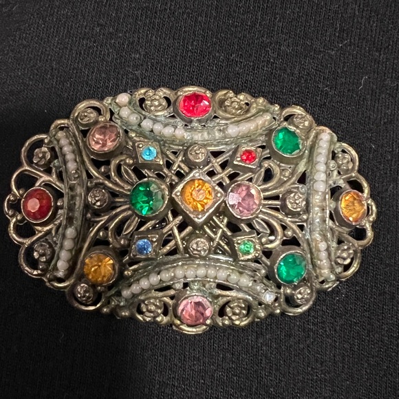 Vintage | Jewelry | Vintage 94s Signed Little Nemo Ln 25 Brooch Colored ...
